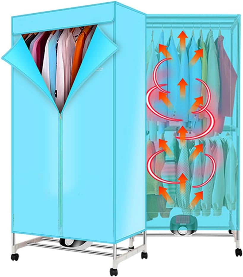 Electric Portable Fast Drying 1000W 2-Tier Heated Airer Clothes Dryer ...