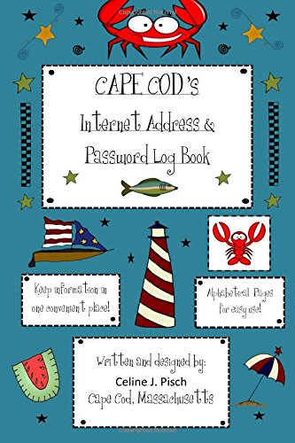 Amazon.com: Cape Cod's Internet Address & Password Log Book ...