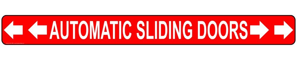 Compliancesigns Com Automatic Sliding Doors With Directional Arrows ...