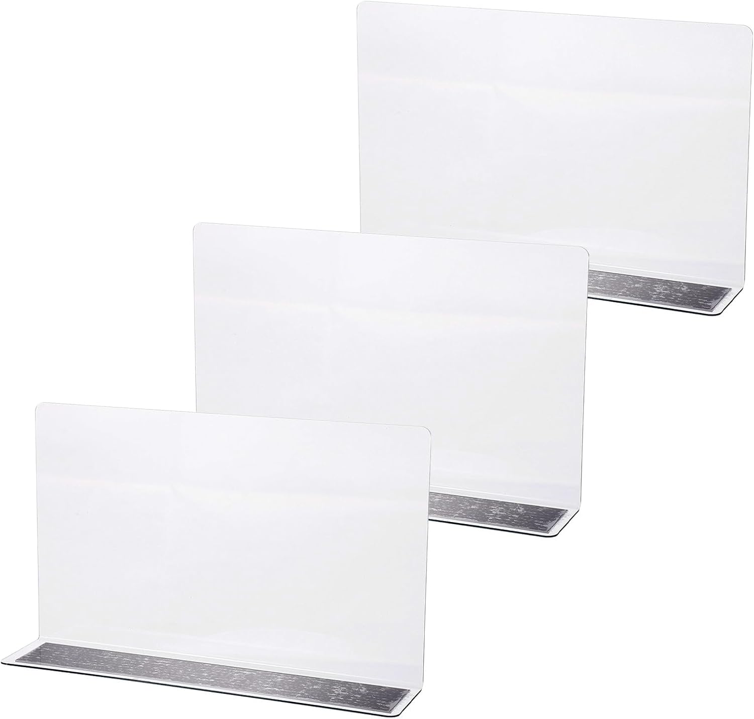 Amazon.com: ULTECHNOVO Shelf Dividers, 3pcs Plastic Shelf Divider Clear ...