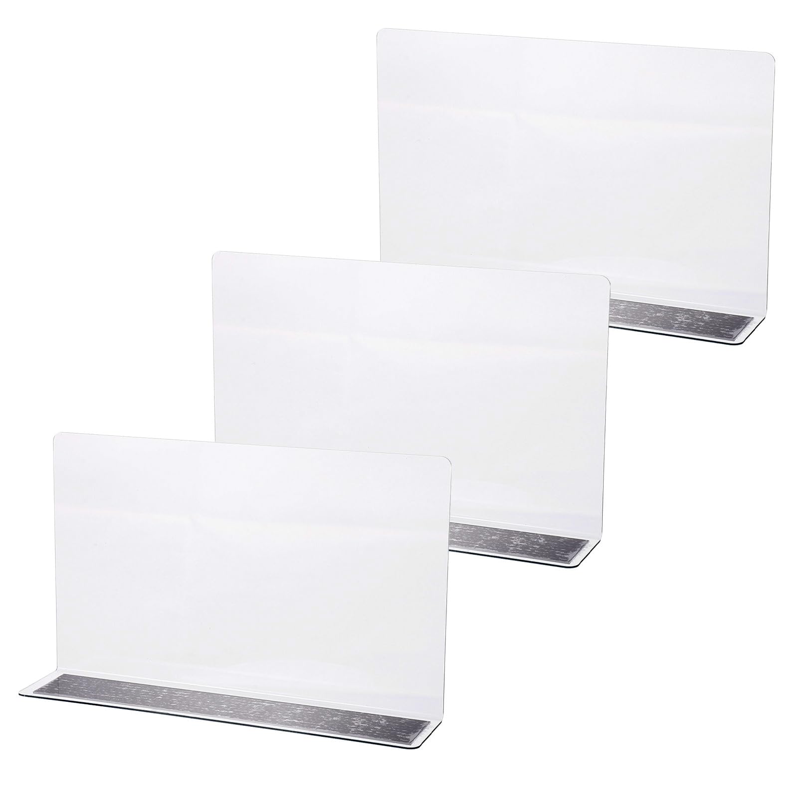 Amazon.com: ULTECHNOVO Shelf Dividers, 3pcs Plastic Shelf Divider Clear ...