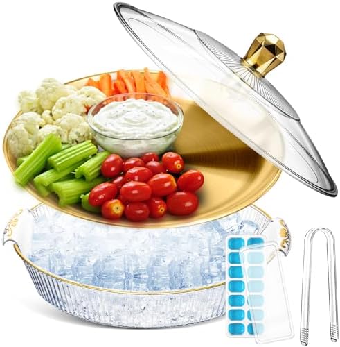 Amazon.com: Baderke 1 juego de bandeja refrigerada de 10 pulgadas para ...