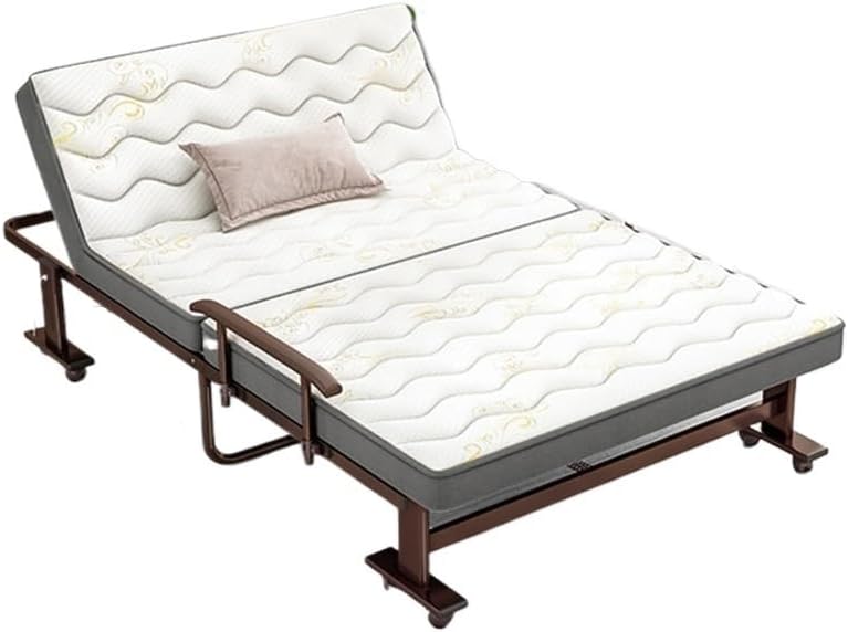 Amazon.com: SUSANYM Folding Bed Single Bed Nap Home Adult Nap Bed ...