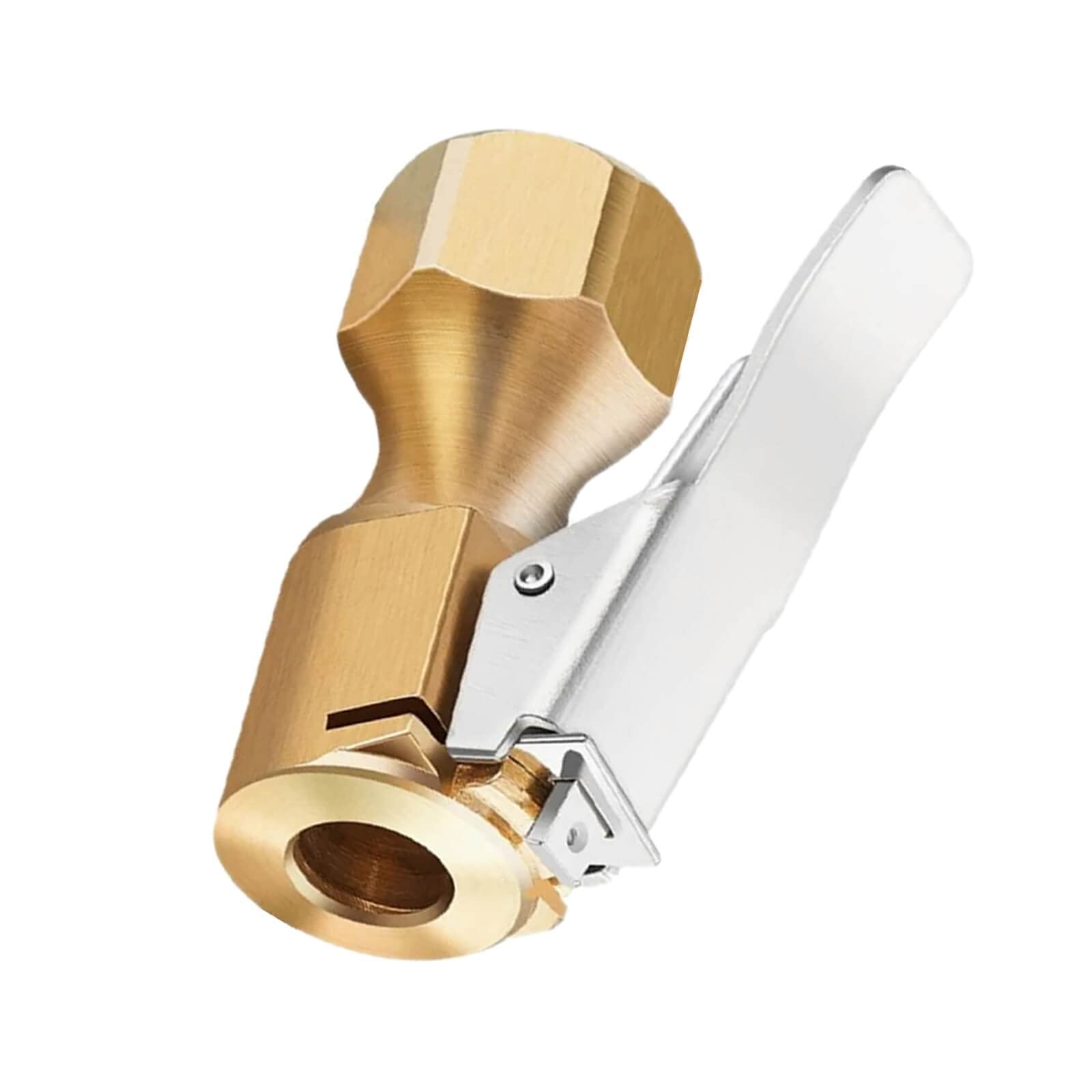 Amazon.com: XYWZV Heavy Duty Brass Air Chuck with Clip Adapter, Open ...