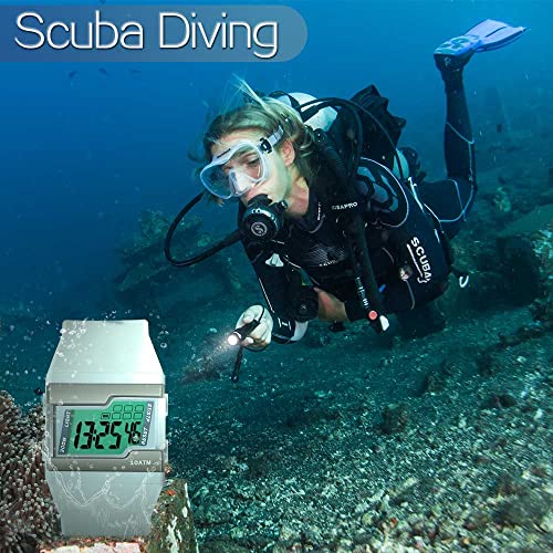 ILAME Digital Swimming Diving Wristwatch 10 ATM Waterproof with ...