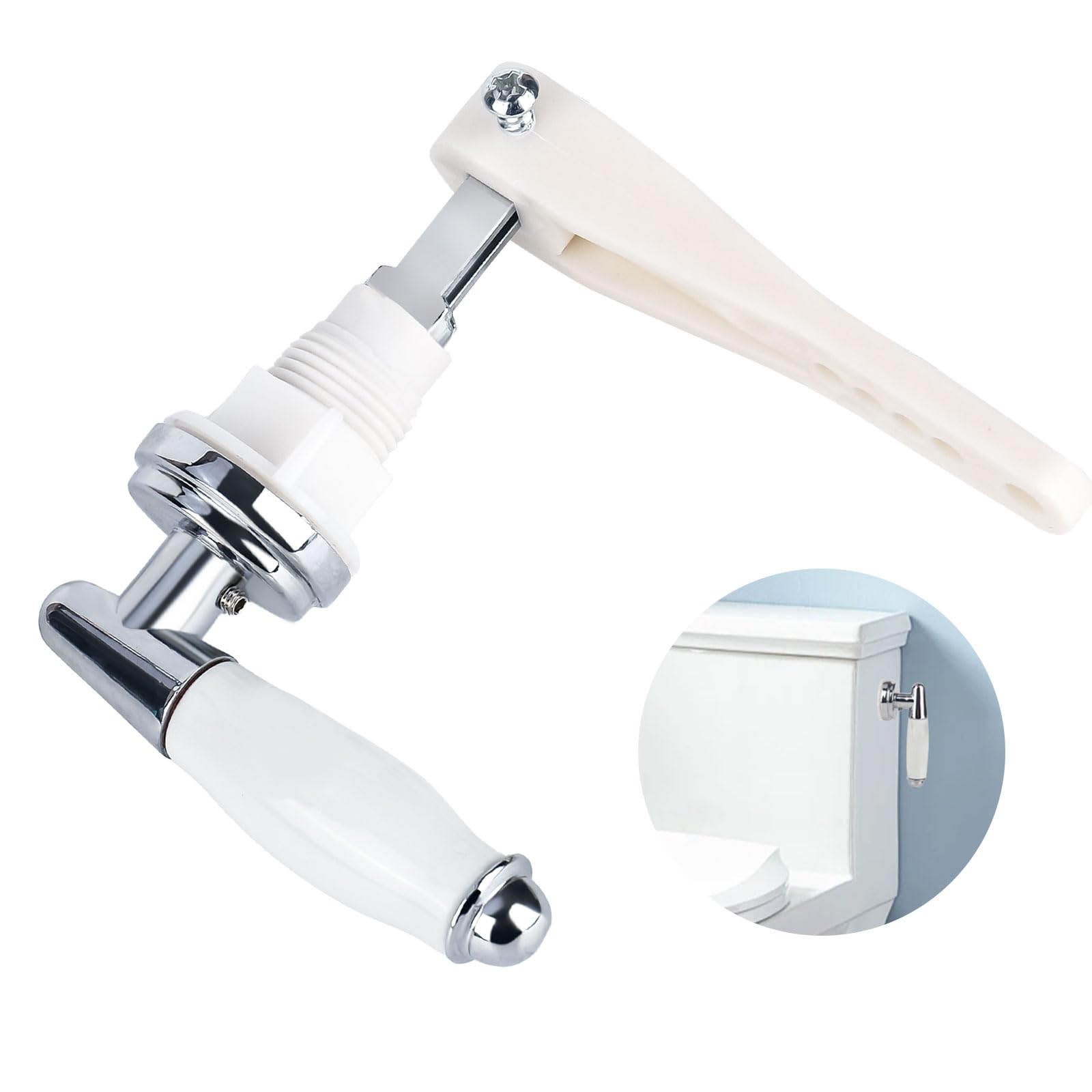 Toilet Flush Handle Replacement Universal Fit Toilet Cistern Handle ...