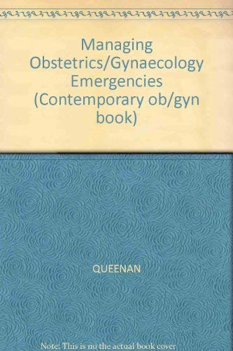 Managing ob/gyn emergencies: 9780874893441: Amazon.com: Books