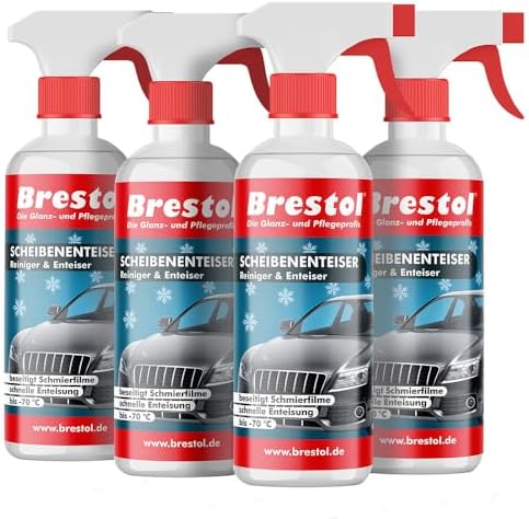 Brestol SCHEIBENENTEISER 4X 300 ml - bis -70 °C Antifrost Anti-Frost ...