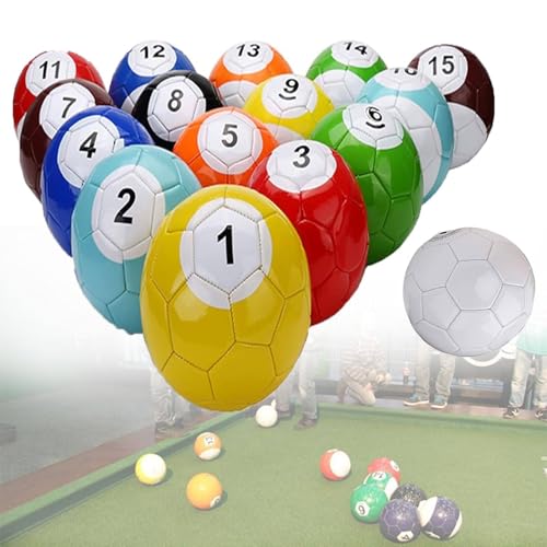 16 Pcs Snooker Balls Billiard Snook Soccer Ball Gaint - Want It All