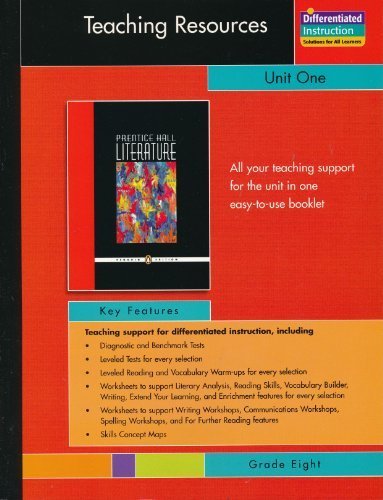 Amazon.com: PRENTICE HALL LITERATURE PENGUIN EDITION TEACHING RESOURCES ...