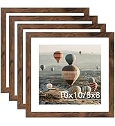 Amazon.com - JCJMY 10x10 Picture Frame With Mat, Display 8x8 With Mat ...