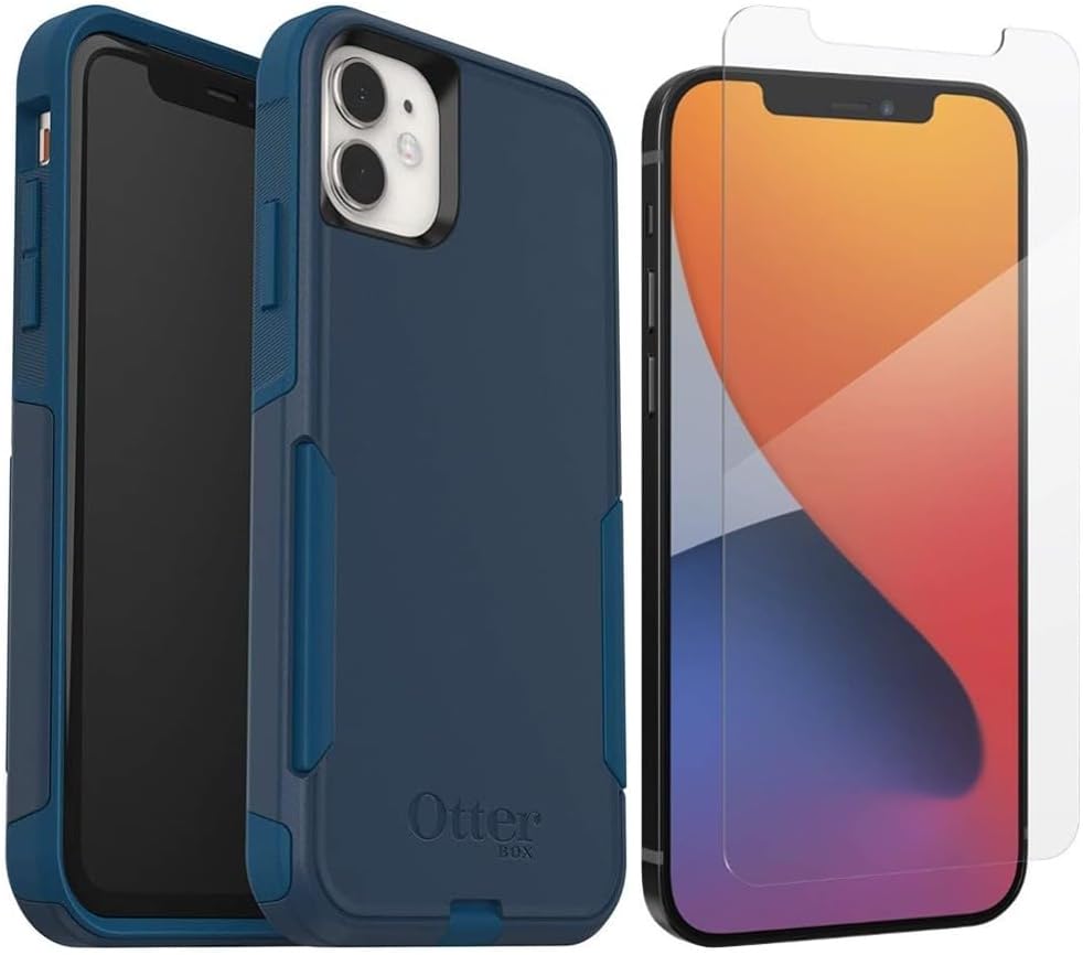 Amazon.com: OtterBox Commuter Series Case for iPhone 11 (Only) - with Zagg Glass Elite+ Clear ...