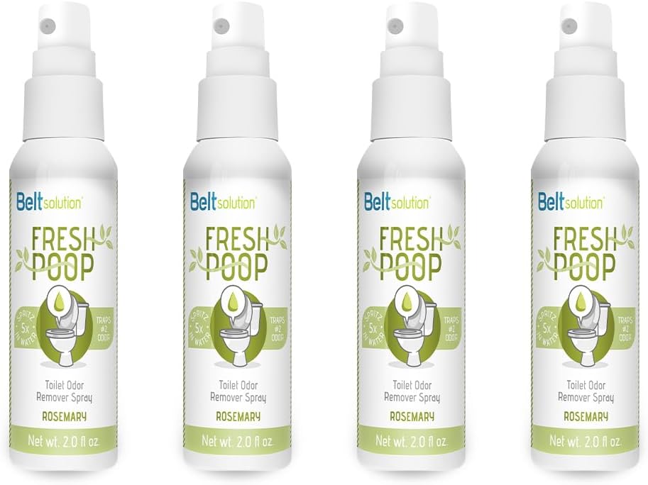 Amazon.com: BeltSolution Fresh Poop Toilet Freshener – Toilet Spray ...