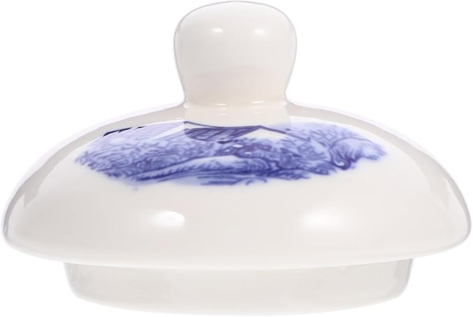 Amazon.com | Zerodeko Ceramic Teapot Replacement Lid Blue and White Tea ...