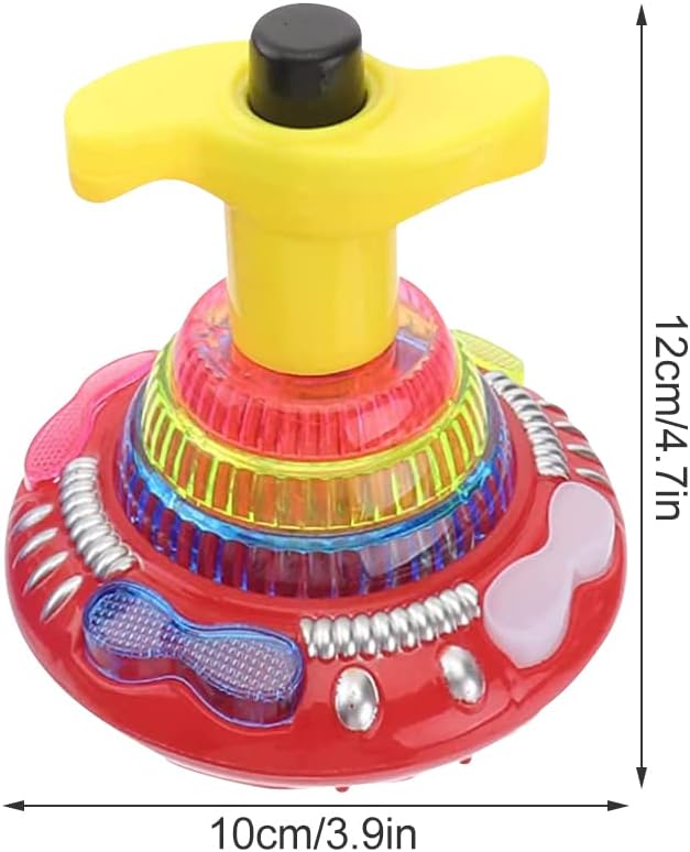 Furado Light Up Spinning Tops, 4 Pcs LED Spinning Tops, Magic Flashing ...