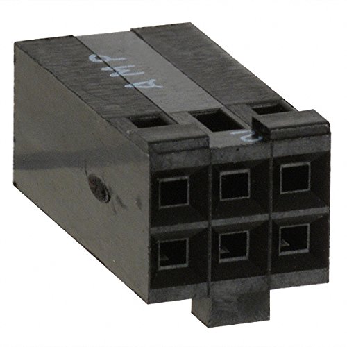 TYCO 87977-1 6 Pos, 2 Row 2.54mm Pitch Snap-in Connector Housing New ...