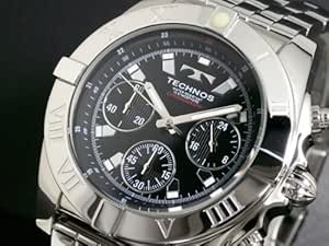 Amazon.co.jp: テクノス TECHNOS 腕時計 クロノグラフ T3089-SB : ファッション