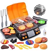 Amazon.com: CUTE STONE Kids Play Kitchen Toy Accessories, Toddler ...