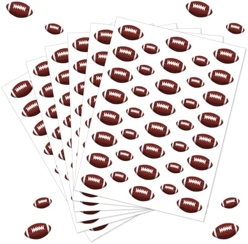 Amazon.com: Football Stickers - 12 Sheets with 12 Stickers Each ...