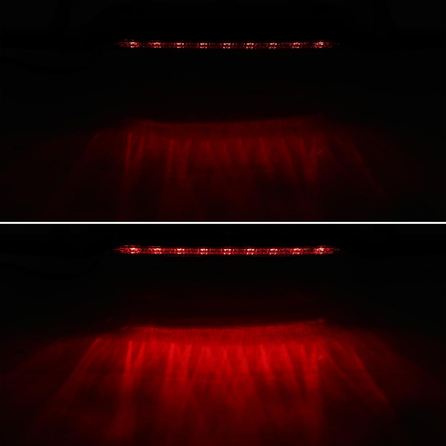 TCMT Estante de equipaje para maletero con LED color negro para Harley ...