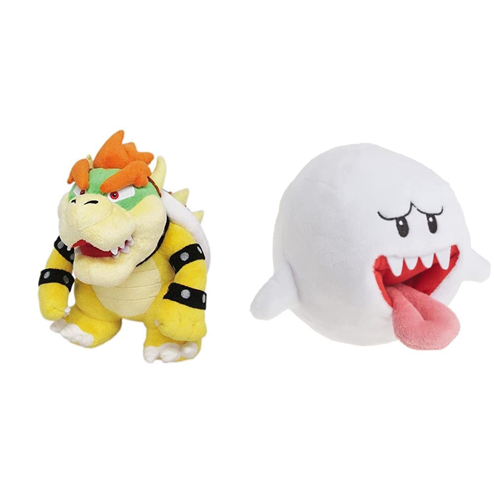 Little Buddy Super Mario All Star Collection 1423 Bowser Stuffed Plush ...