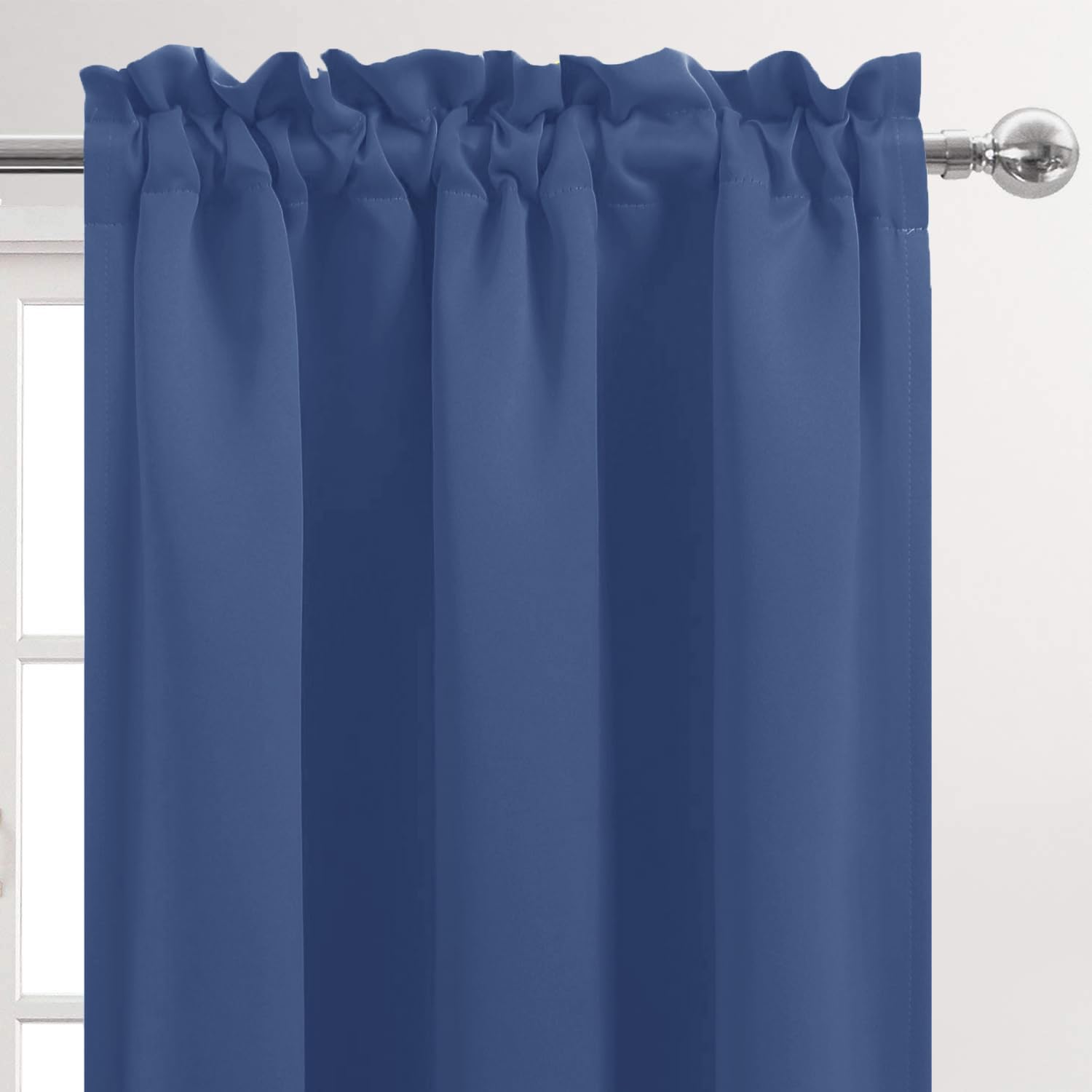 Snapklik.com : DWCN Blackout Valance Rod Pocket Window Valance Curtains ...