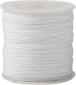 Amazon.com: GSHLLO 100m Nylon Beading Thread Long Nylon String Braided ...