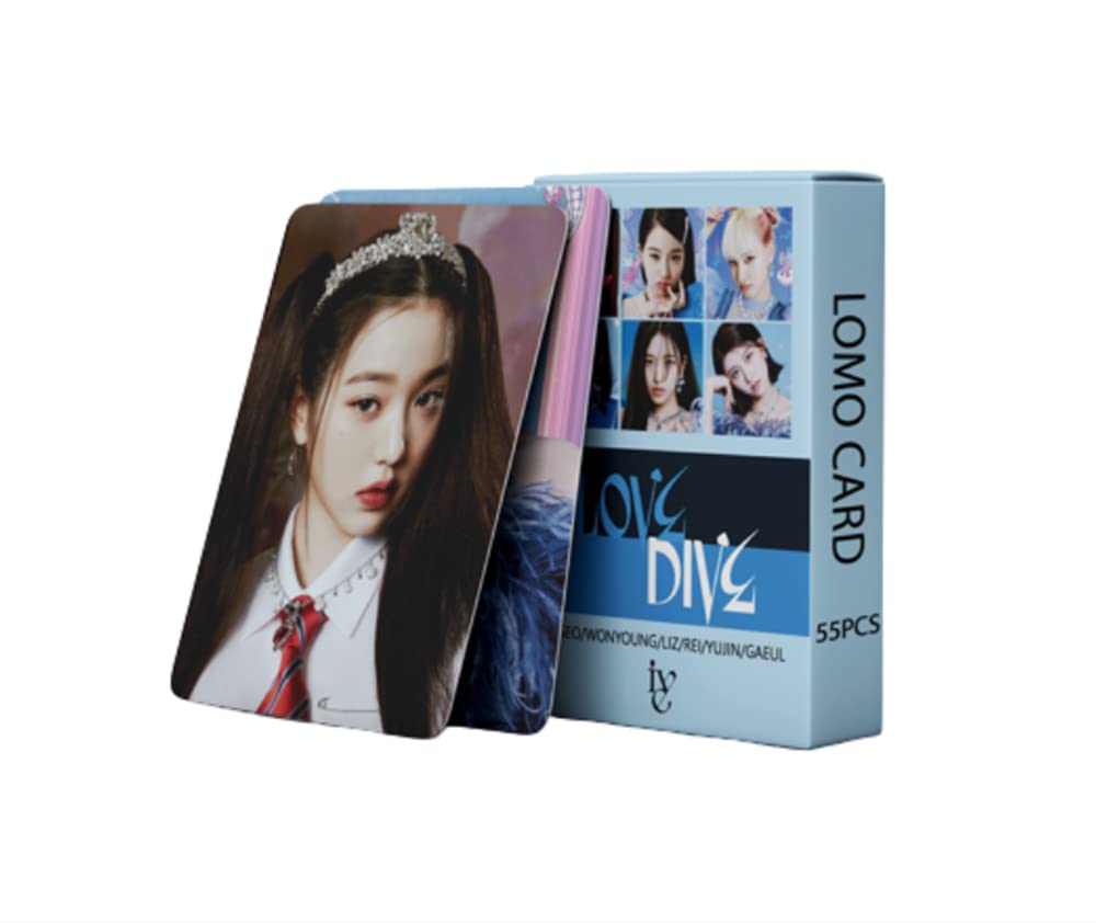 Buy Goodern 55PCS IVE Card IVE Lomo Cards IVE Photo Cards IVE Love Dive New Album Photo Cards ...