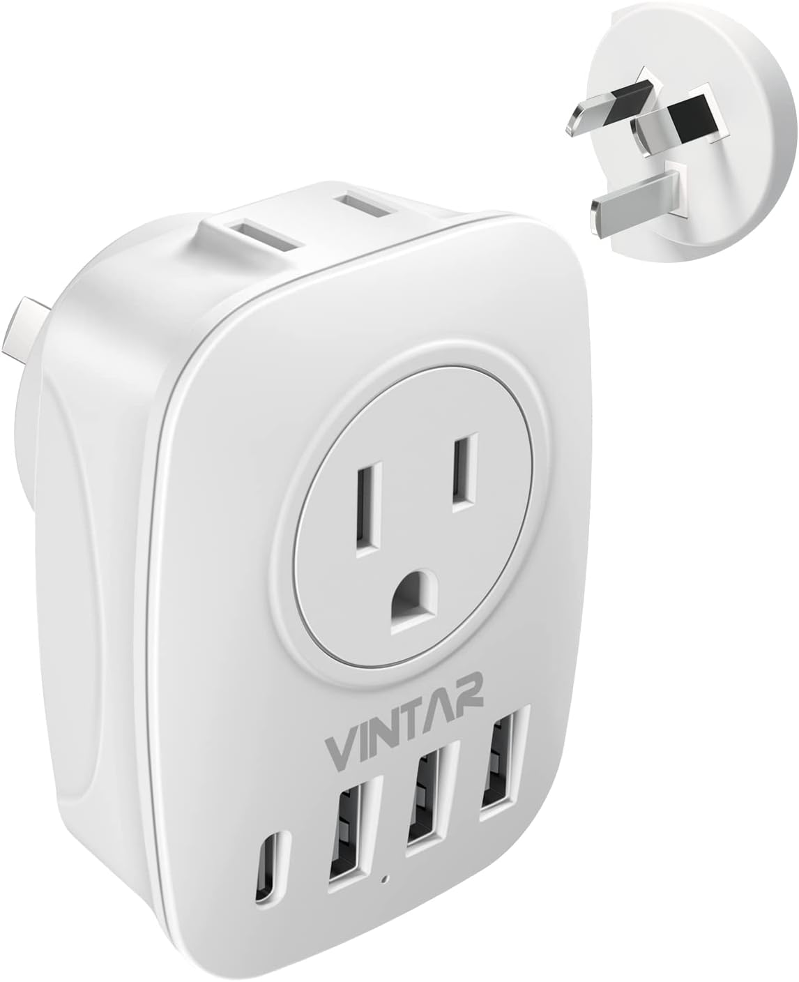 Amazon.com: Australia New Zealand Power Plug Adapter, VINTAR Australia ...