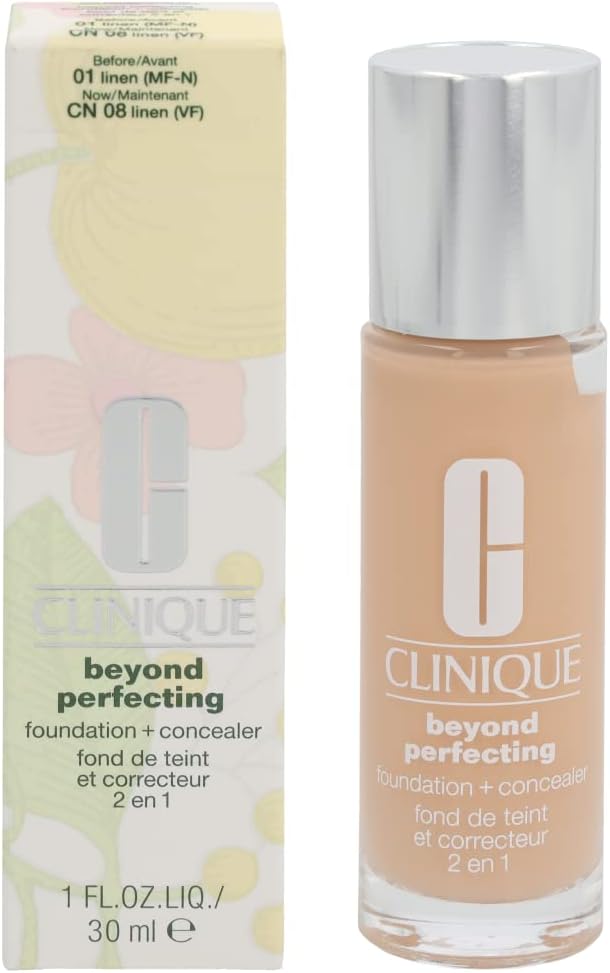 Amazon.com : Clinique Beyond Perfecting Foundation Plus Concealer - 08 ...