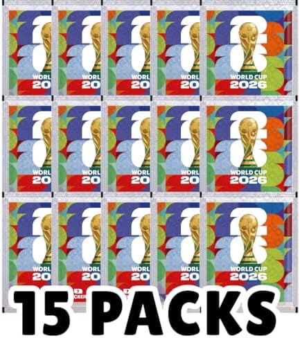 15x World Cup 2026 Sticker Tüten – Insgesamt 105 Sticker, Original ...