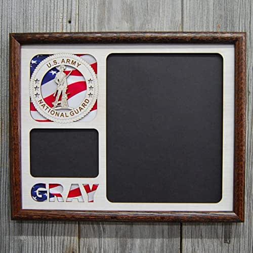 Amazon.com: US Army Picture Frame (11x14 Layout I - Holds 8x10 & 3.5x5 ...