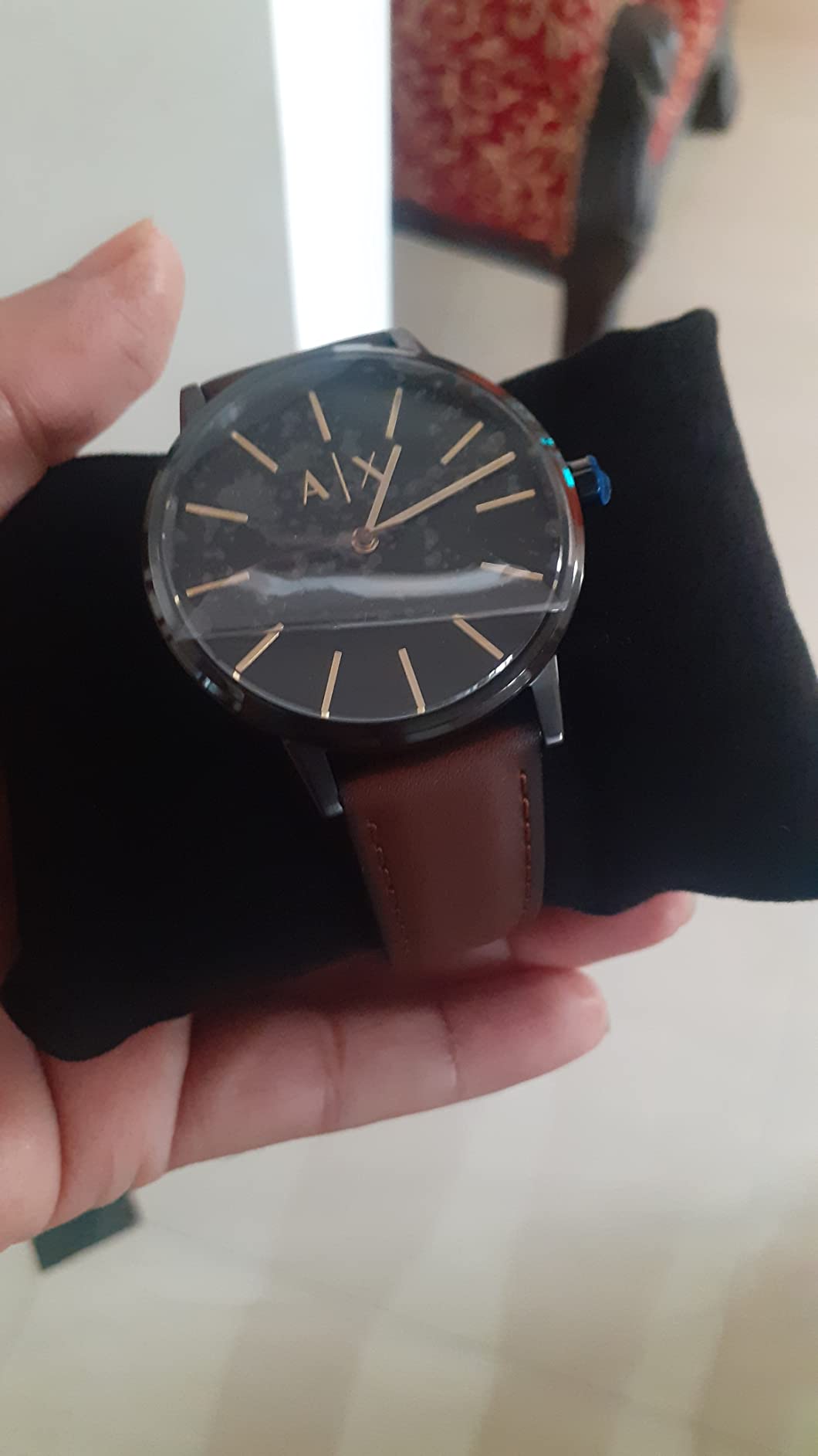 Buy Armani Exchange Cayde Analog Black Dial Men's Watch - AX2706 ...