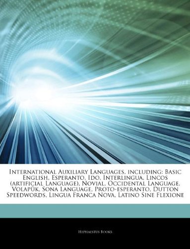 Amazon | Articles on International Auxiliary Languages, Including ...