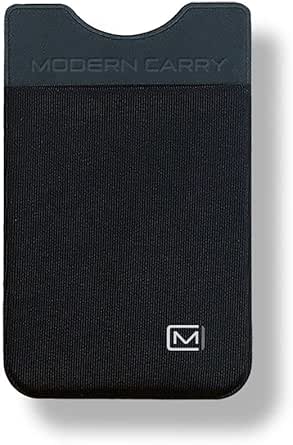 Modern Carry Slim Credit Card Wallet Ultra Thin, Black with 2 Card ...