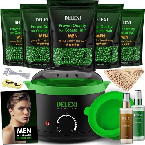 Amazon.com : All-in-One Waxing Kit for Men – Complete Hard Wax Kit for ...