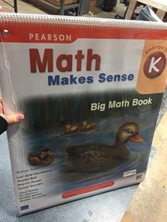 Math Makes Sense K WNCP Big Book by Pearson