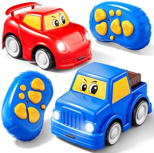 Amazon.com: DULONIME Remote Control Car 2 Year Old, Toddler RC Cars ...