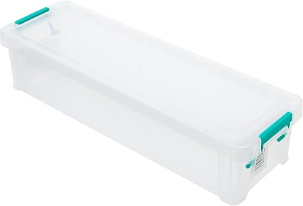 StoreStack 2.2 Litre Storage Box with lid W370xD110xH80mm Clear ...