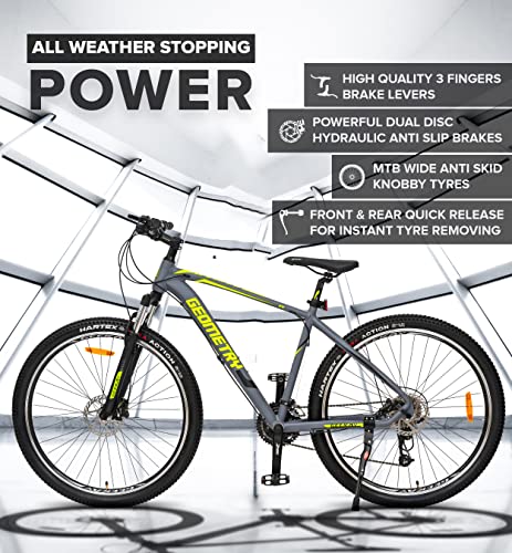 Geekay Geometry 27 Gear Alloy Frame 17 inch Hydraulic Brakes Mountain ...