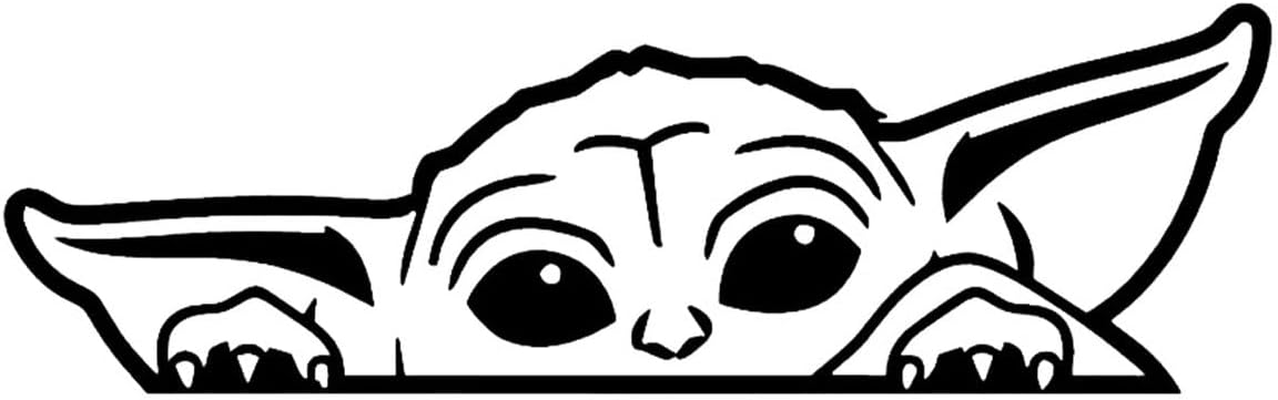 Amazon.com - Peaking The Child Groku Grogu Baby Yoda-Like Funny LLI ...