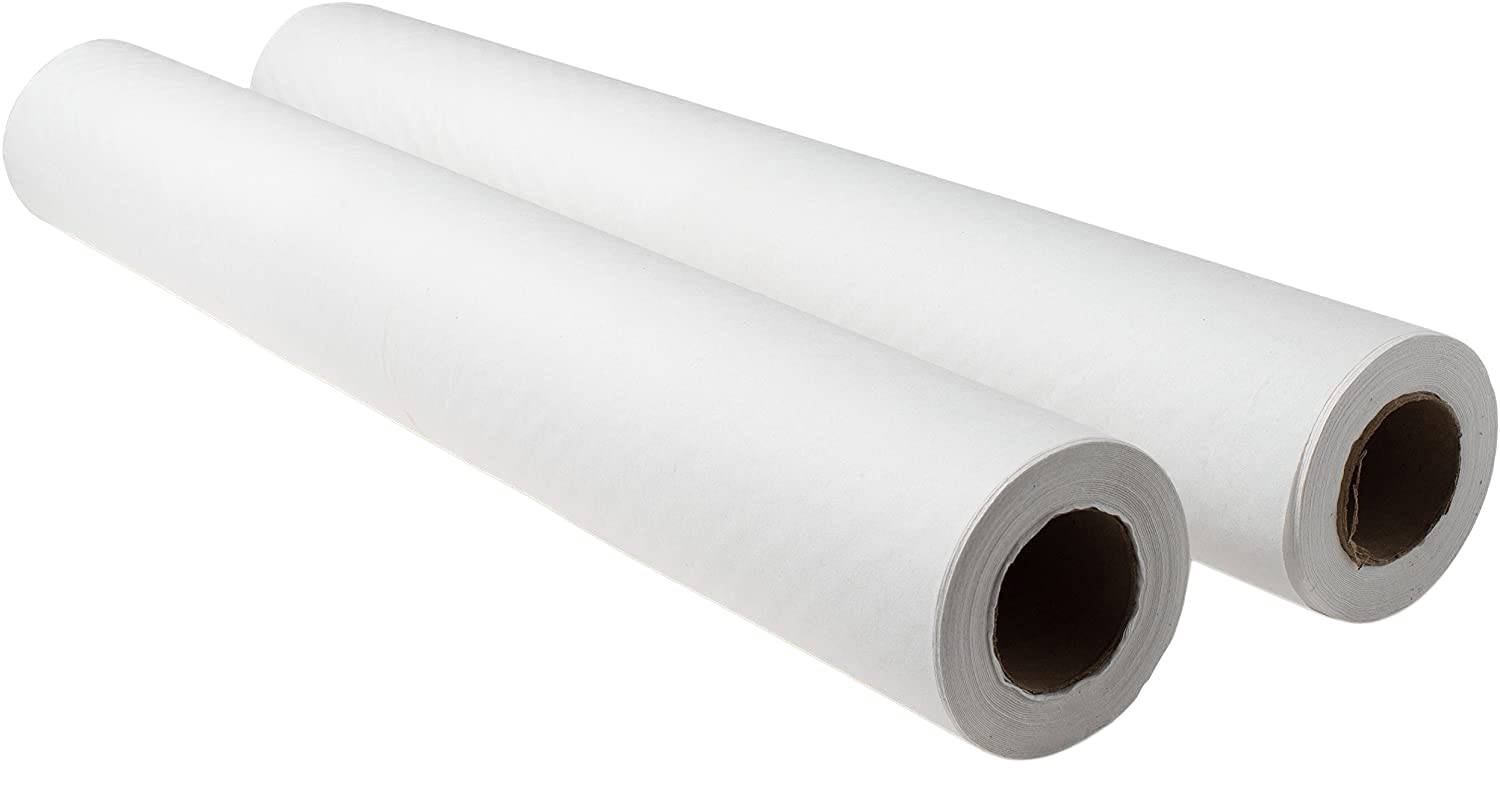 Exam Table Paper - 24 Inch x 200 meter Disposable Standard White Crepe ...