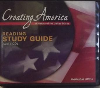 Creating America Reading Study Guide Audio Cds, Grades 6-8: Beginnings ...