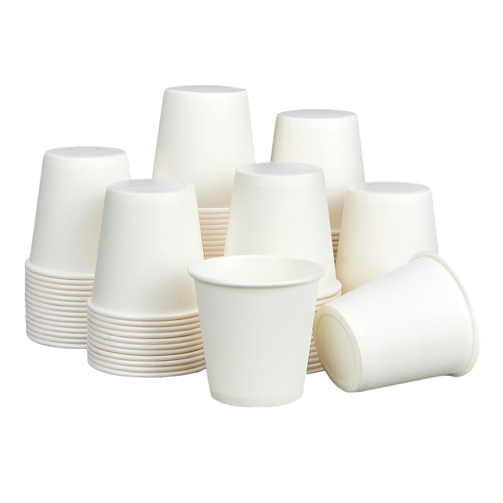Amazon.com: RACETOP [100 Pack] 3 oz Paper Cups for Bathroom, Disposable ...