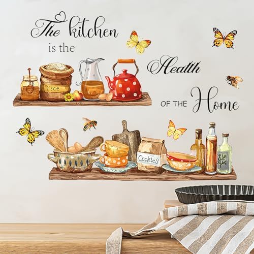 MDYBF kitchen wall decor, kitchen decor, wall stickers decor, Peel and ...
