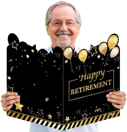 Amazon.com : GEMLORD Jumbo Retirement Party Decorations Giant ...