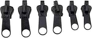 Amazon.com: 6Pcs Black Zipper Repair Kit Universal Zipper Fixer with ...
