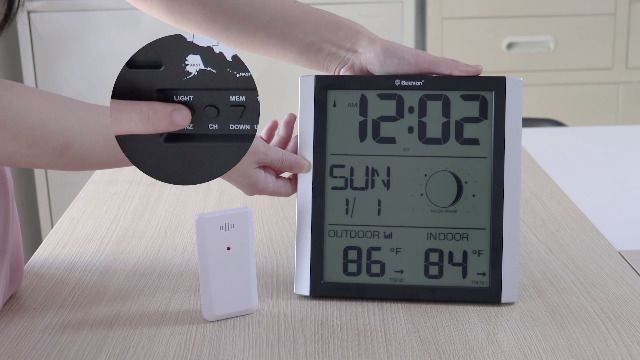 Watch Geevon Atomic Wall Clock with Backlight on Amazon Live