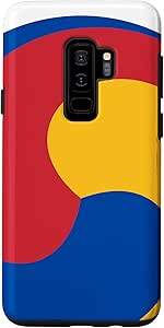 Amazon.com: Galaxy S9+ SAM TAEGEUK KOREAN SYMBOL TRICOLORED TAEGEUK ...