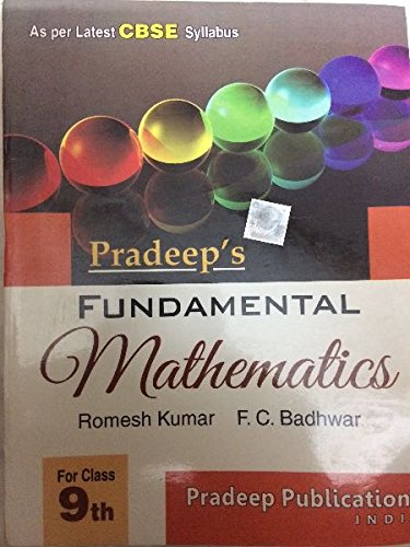 Pradeep’s Fundamental mathematics for class 8th ,9th, 10th standard ...